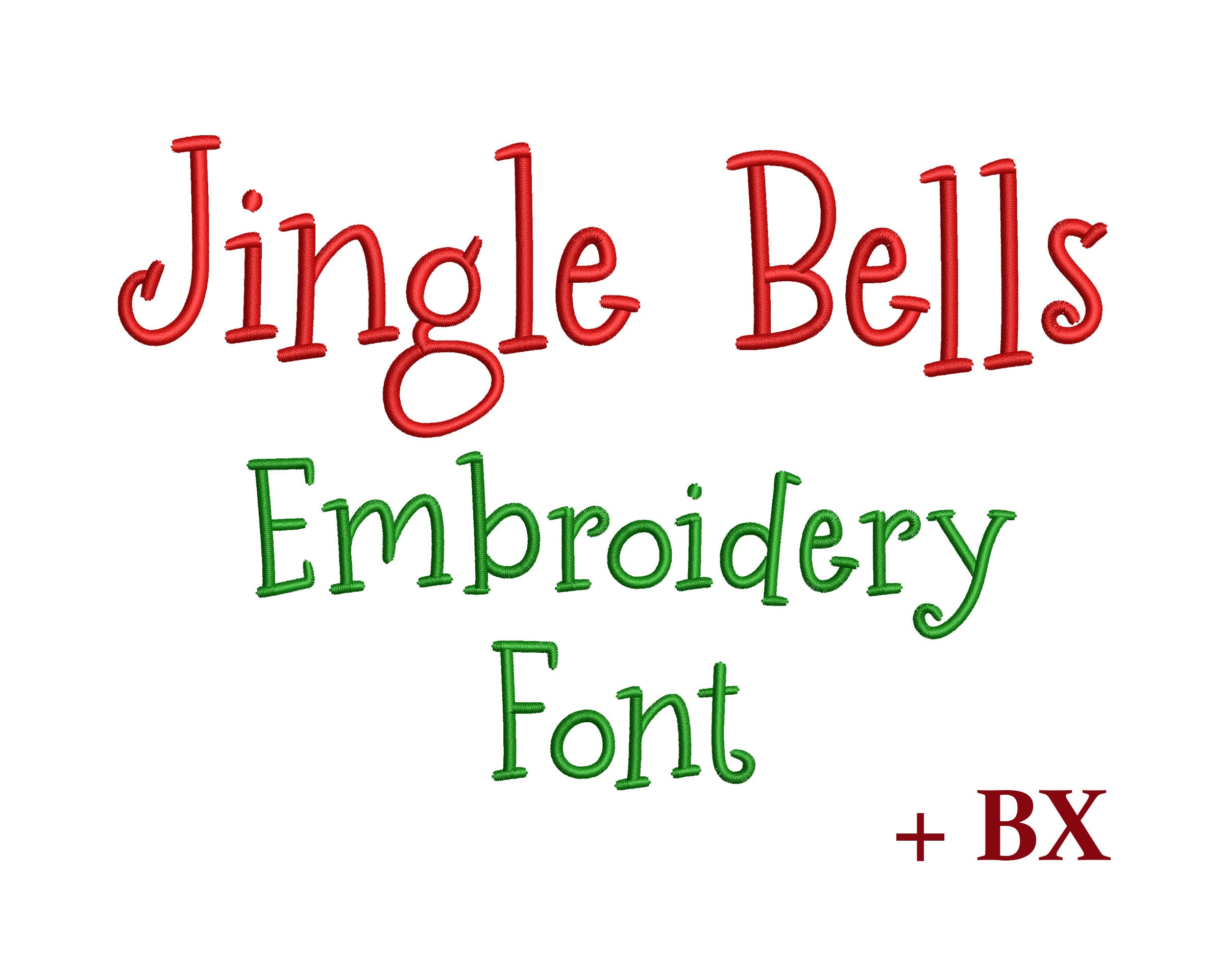 Jingle Bells Typography