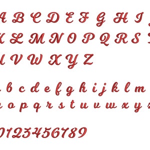 Script Embroidery Font , Machine Embroidery Design Katelyn, Cursive ...