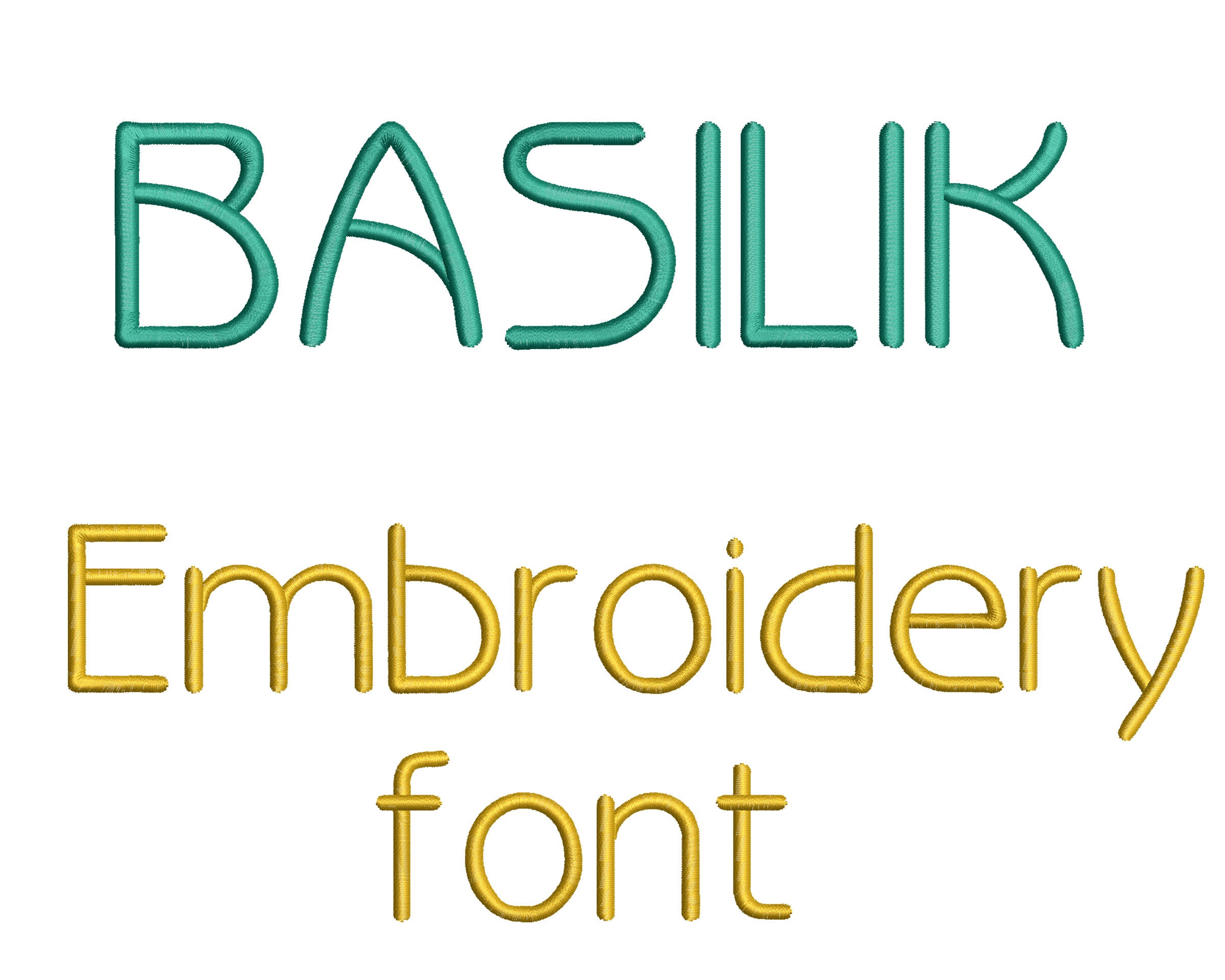 Basilik Mini Embroidery Font BX Font Machine Embroidery | Etsy