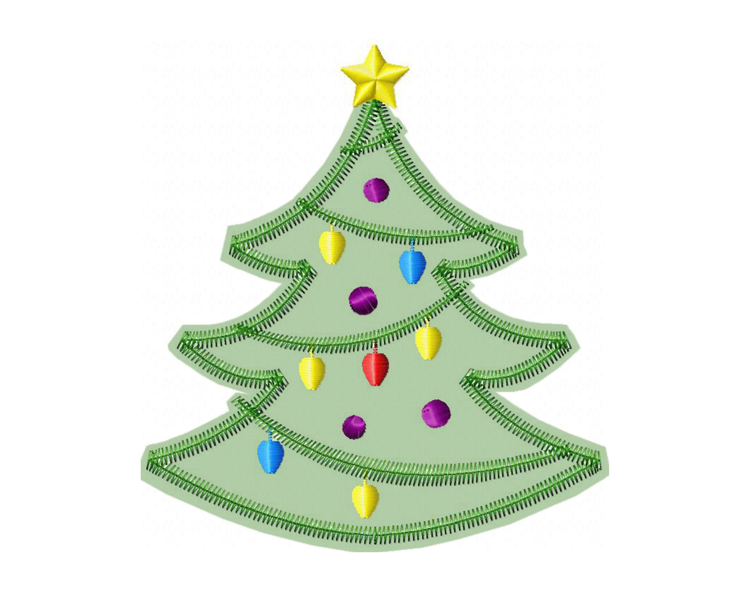 Zig Zag Christmas Tree