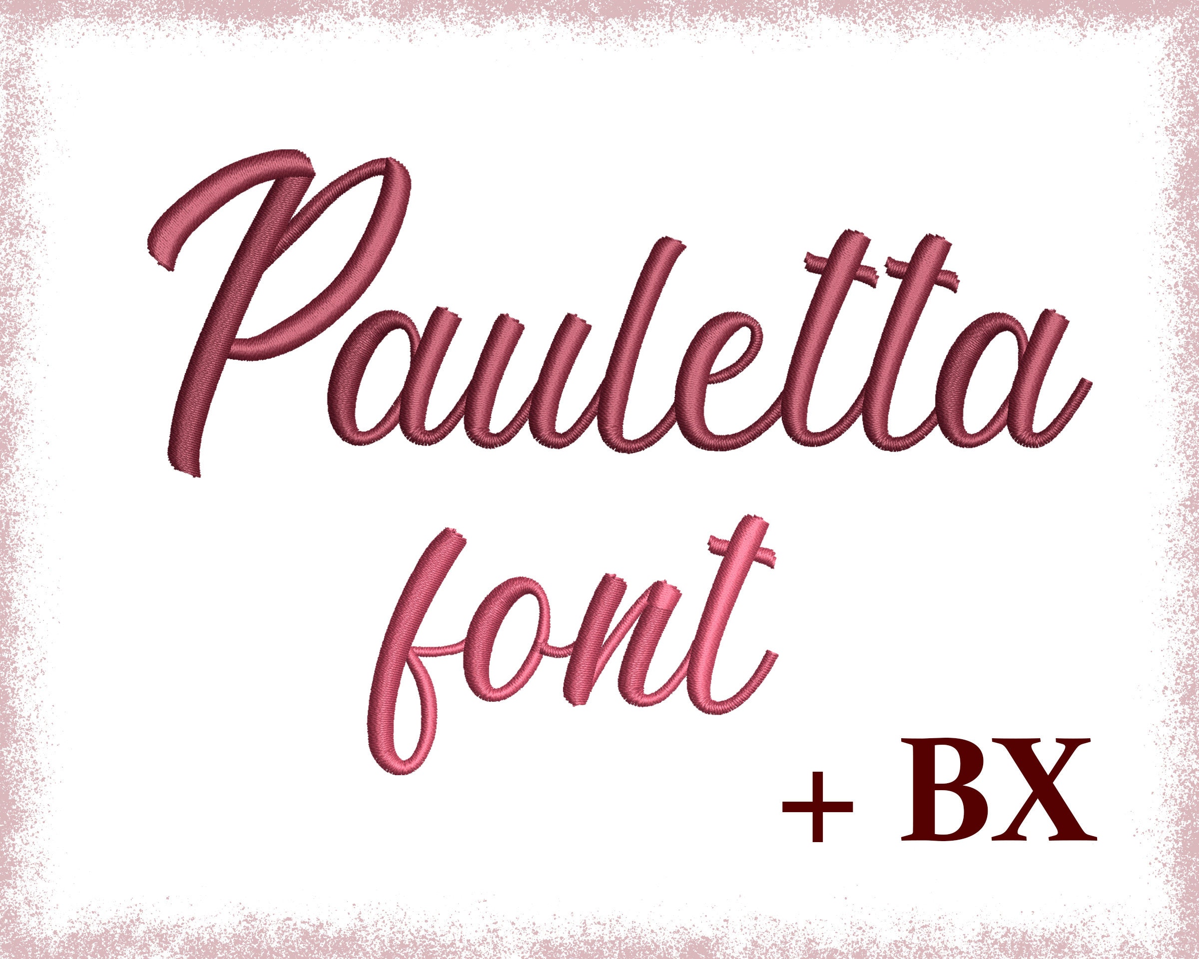 BX Christmas Cursive Machine Embroidery Font Embroidery - Etsy