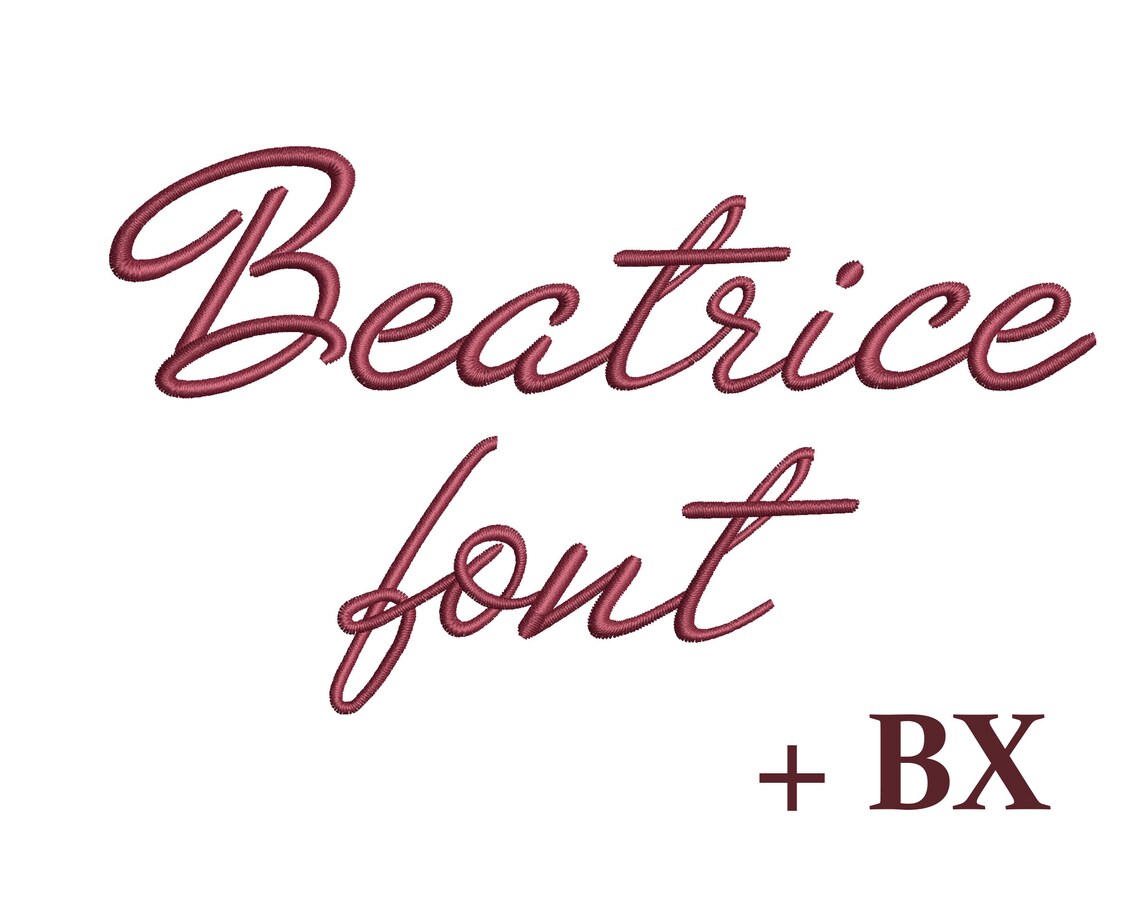 Script BX Embroidery Font A-Z Embroidery Designs for Machine - Etsy