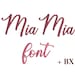 Script Machine Embroidery Font Mia Mia , Machine Embroidery Design ...