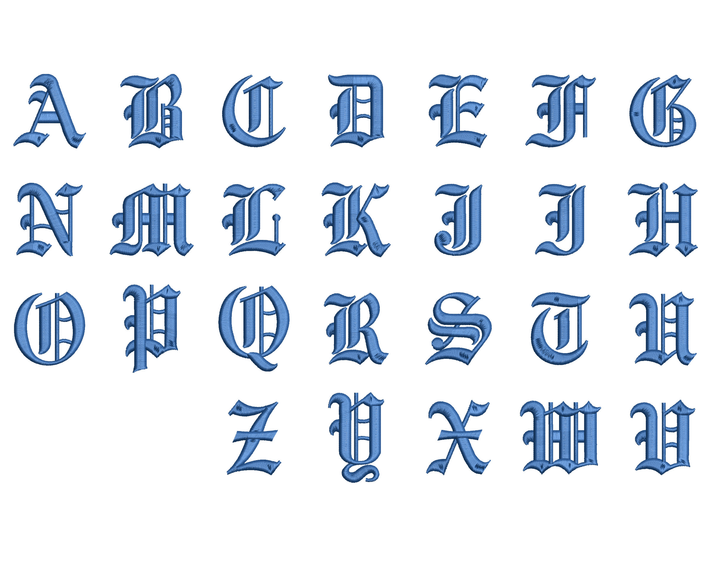 BX Machine Embroidery Font Embroidery Designs for Machine - Etsy