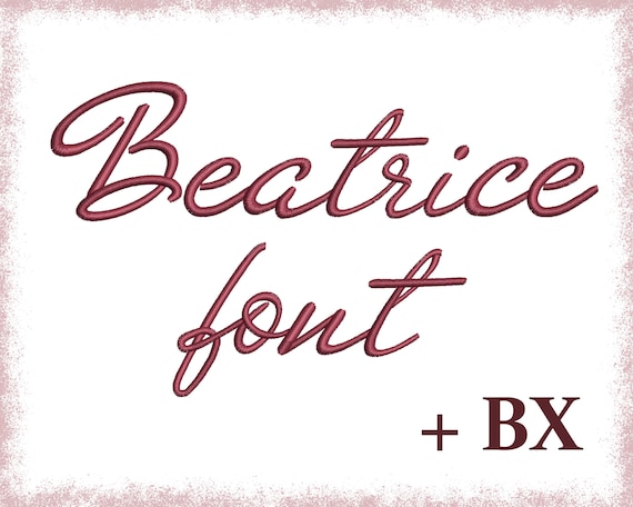 Script BX Embroidery Font A-Z Embroidery Designs for Machine - Etsy