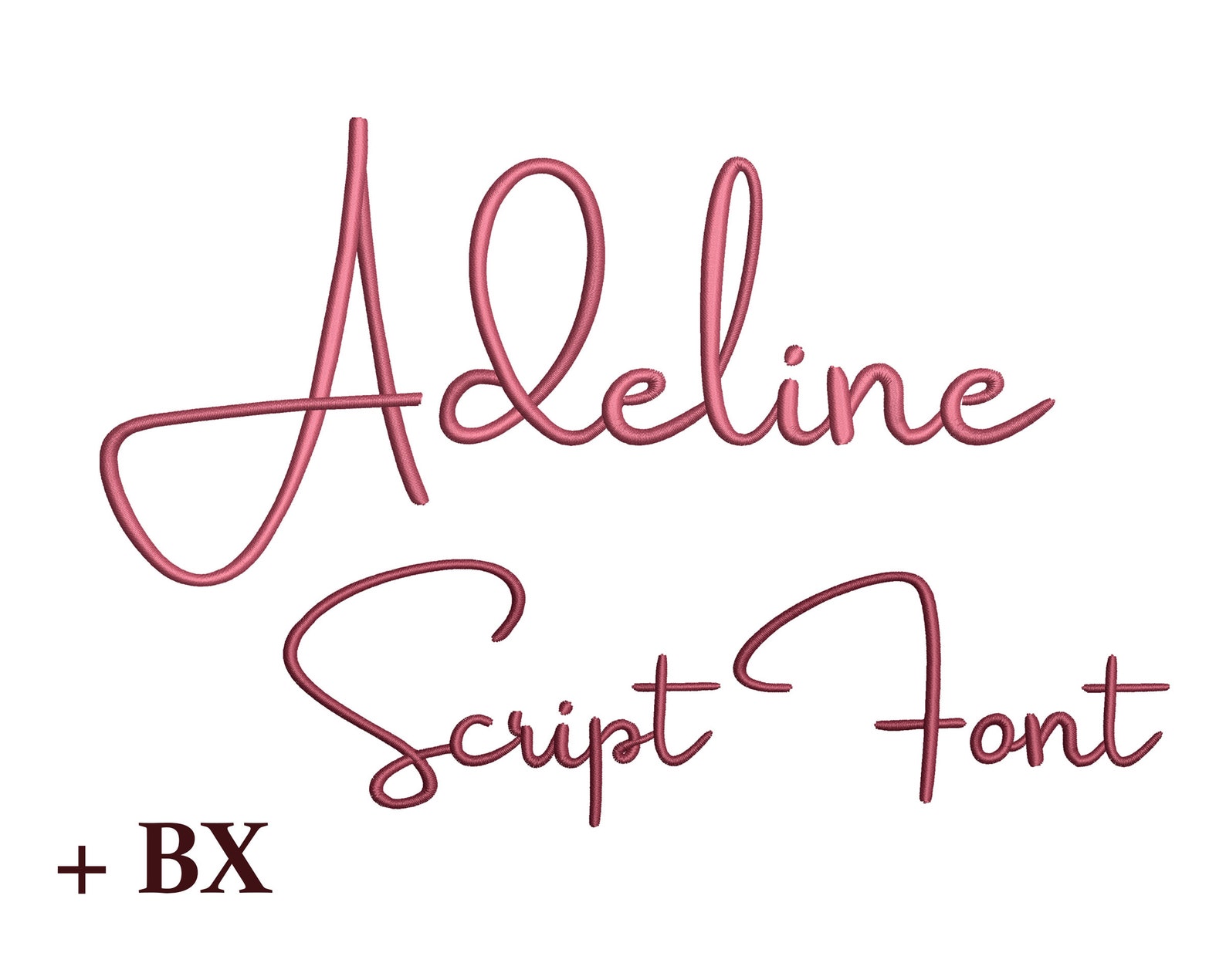 Script Embroidery Font , Calligraphy Machine Embroidery Design Adeline ...