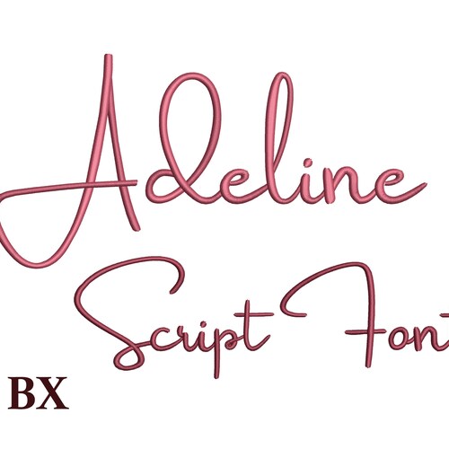 Script Embroidery Font Calligraphy Machine Embroidery Design - Etsy