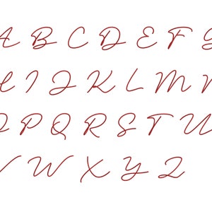 Script Embroidery Font Anna , Machine Embroidery Designs , Cursive BX ...