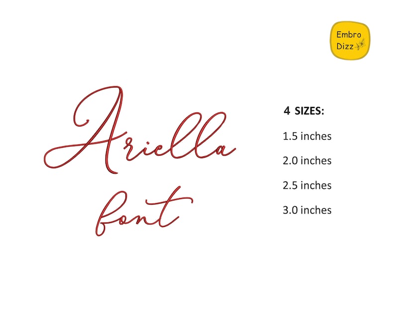 Valentine Script BX Embroidery Font Ariella Machine - Etsy