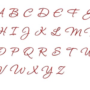 Script Embroidery Font Bella , Machine Embroidery Design , BX Cursive ...