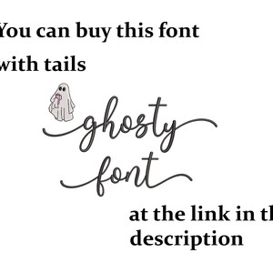 Halloween Cursive Machine Embroidery Font Ghosty , Ghost Embroidery ...