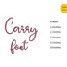 Cursive Curly Embroidery Font Alphabet Carry , Machine Embroidery ...