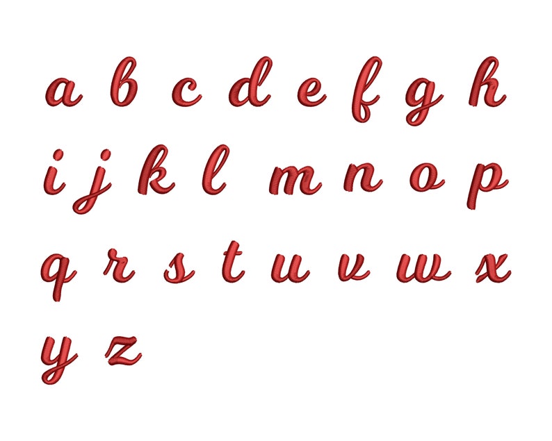 Script Embroidery Font Machine Embroidery Design Katelyn - Etsy