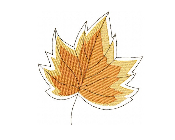 Fall Embroidery Designs Autumn Leaf Thanksgiving Machine - Etsy