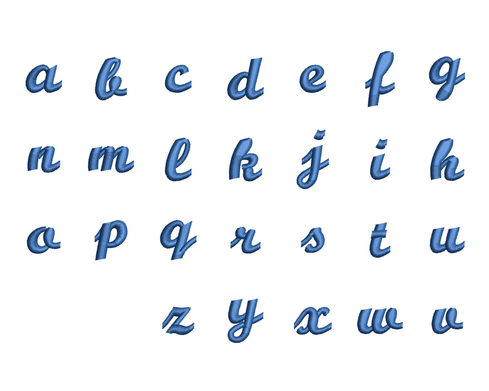 Script Mini Embroidery Font Embroidery Design for Machine - Etsy