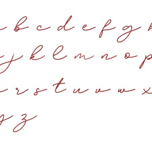 Script Embroidery Font Anna , Machine Embroidery Designs , Cursive BX ...