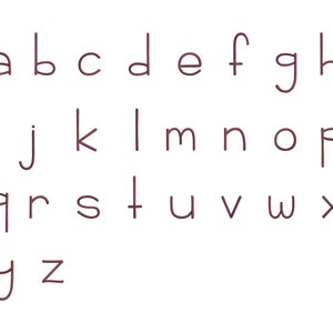 Farmhouse Mini Embroidery Font , Rustic Machine Embroidery Designs , BX ...