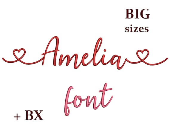 Large Monogram Embroidery Font Embroidery Design for Machine - Etsy