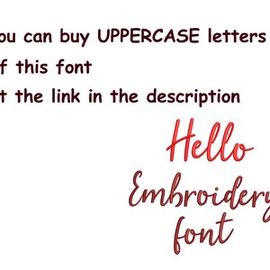 Embroidery Font , Machine Embroidery Design Hello , BX Font 5 Sizes - Etsy