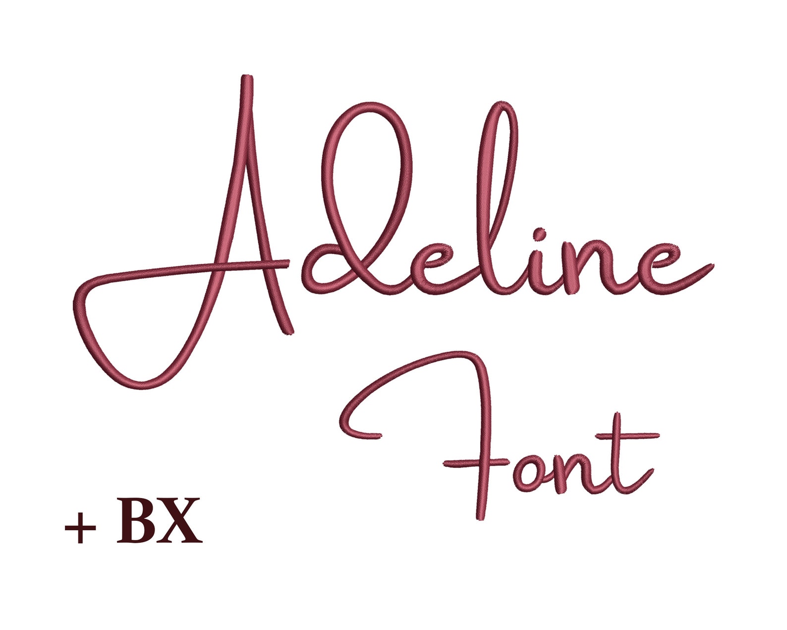 Script Embroidery Font , Calligraphy Machine Embroidery Design Adeline ...