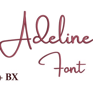 Script Embroidery Font , Calligraphy Machine Embroidery Design Adeline ...