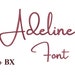 Script Embroidery Font , Calligraphy Machine Embroidery Design Adeline ...