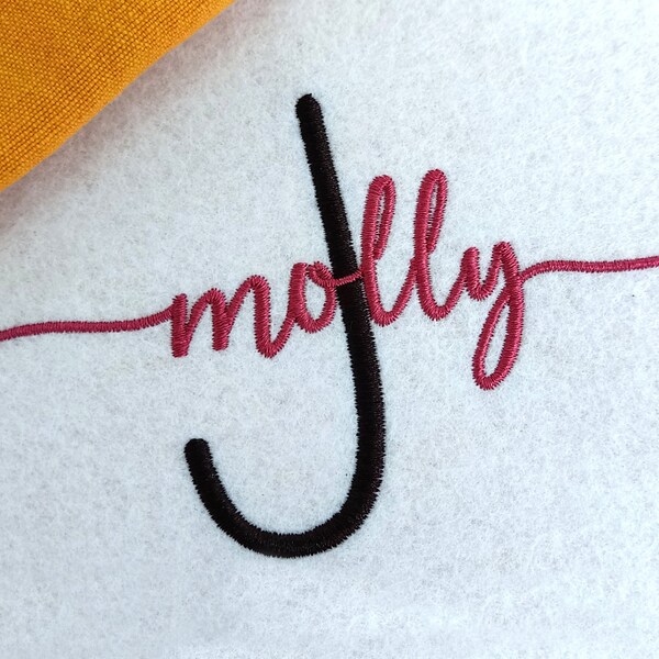 Duo Embroidery Font - Etsy