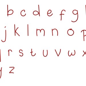 Baby Cursive Machine Embroidery Font Alexa , Embroidery Design for Kids ...