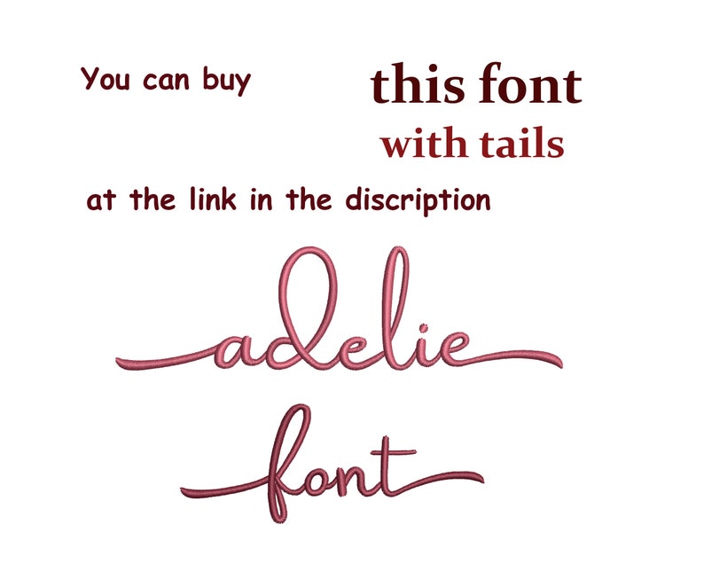 Script Embroidery Font Calligraphy Machine Embroidery Design - Etsy