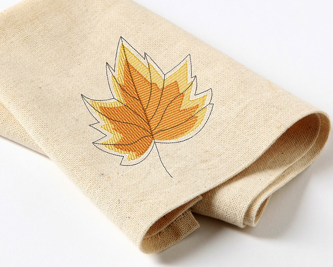 Leaf Machine Embroidery Design , Floral Sketch Embroidery Files - Etsy