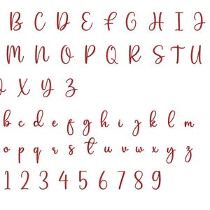 Duo Script Farmhouse Embroidery Font Bundle , Machine Embroidery Design ...