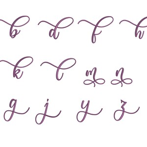 Embroidery Font , Machine Embroidery Design Magda , BX Monogram Script ...