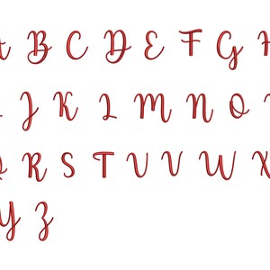 BX Script Wedding Embroidery Font , Monogram Machine Embroidery Font ...