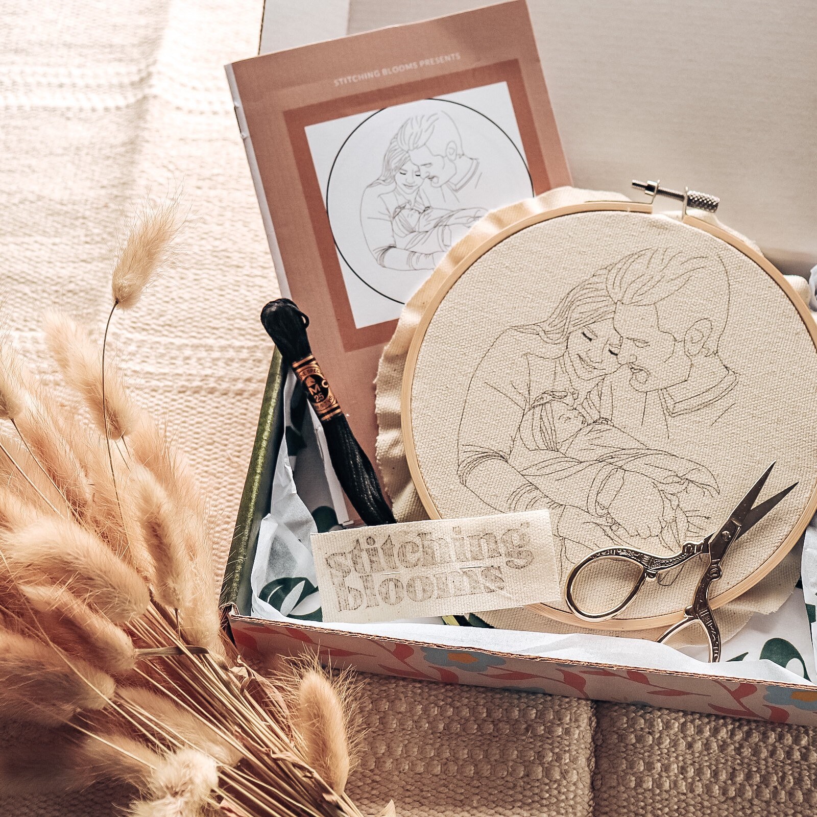 Portrait Embroidery Kit | Custom Line Art, Photo Embroider DIY - Etsy