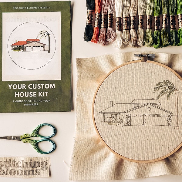 House Embroidery - Etsy