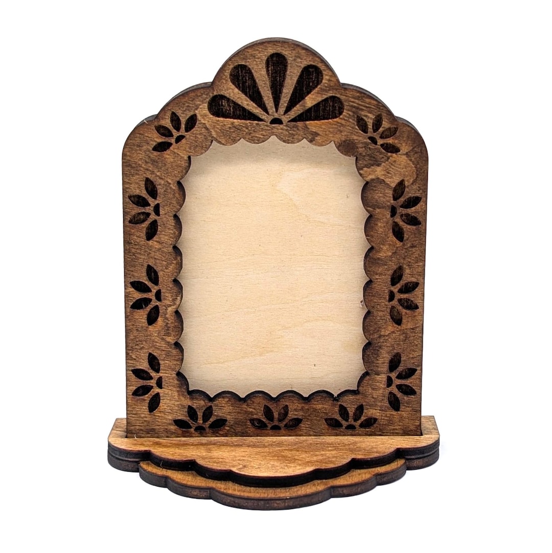 Nicho Retablo Wooden Shadow Box for Dia De Los Muertos Finished Hand ...