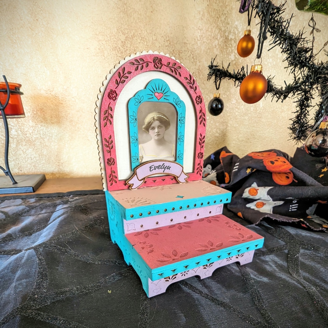 Day of the Dead Ofrenda Altar Shadow Box for Dia De Los - Etsy