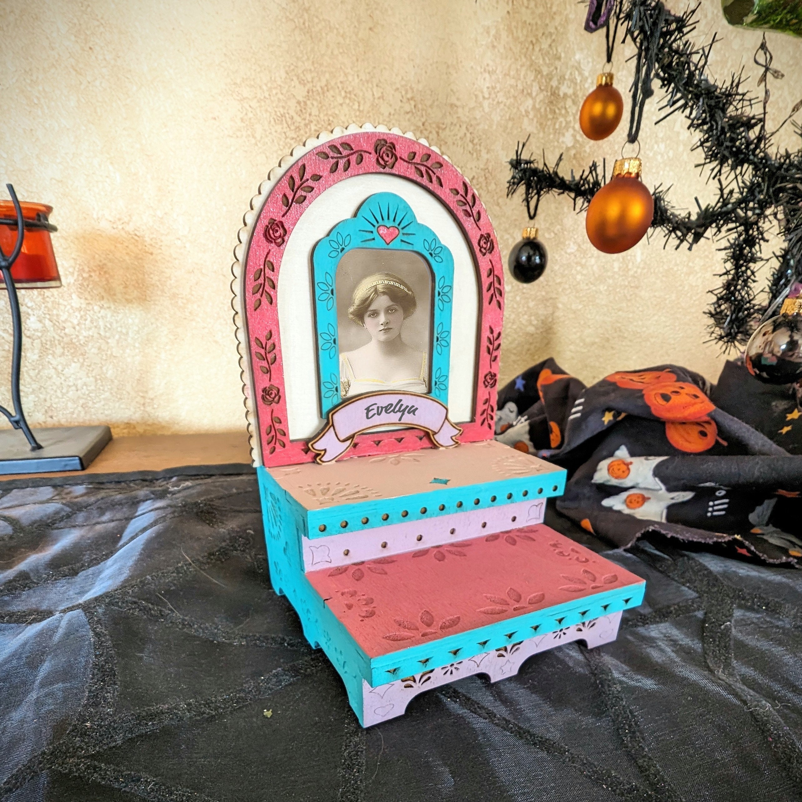 Day of the Dead Ofrenda Altar Shadow Box for Dia De Los - Etsy