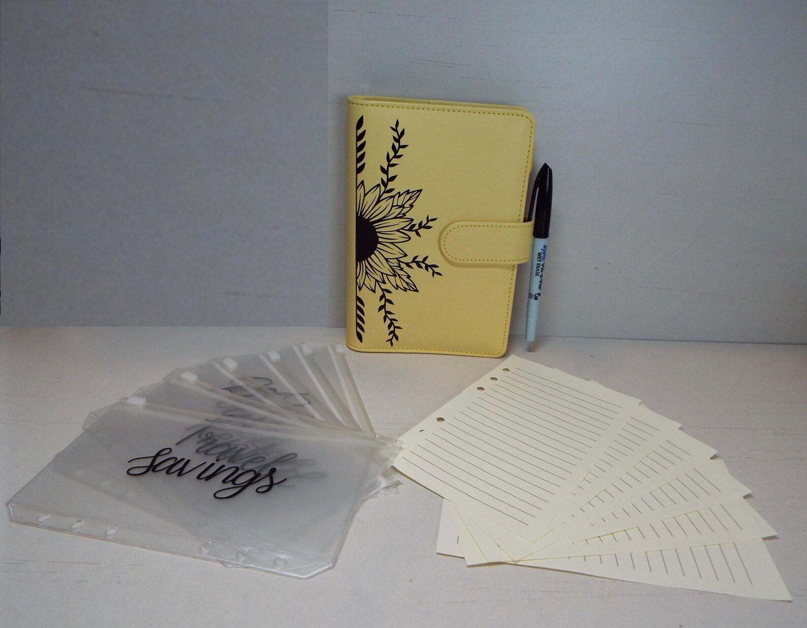 Budget Binder 6 Cash Envelopes Custom Budget Binder Cute - Etsy