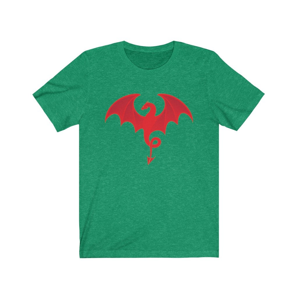 Dragon T-shirt Red Dragon T-shirt Dragon Lover Gift Dragon - Etsy