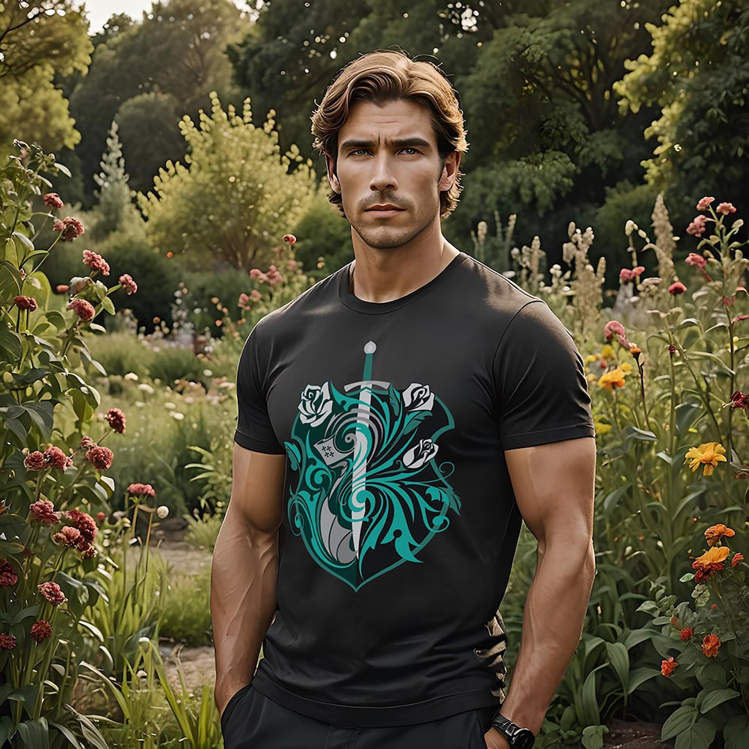 Medieval Knight T-shirt, Knight and Roses Tee, HEMA Warrior T-shirt ...