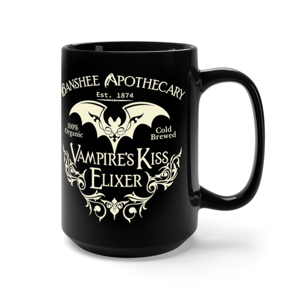 Halloween Gothic Vampire Bat Coffee Mug Fall Mug Halloween | Etsy