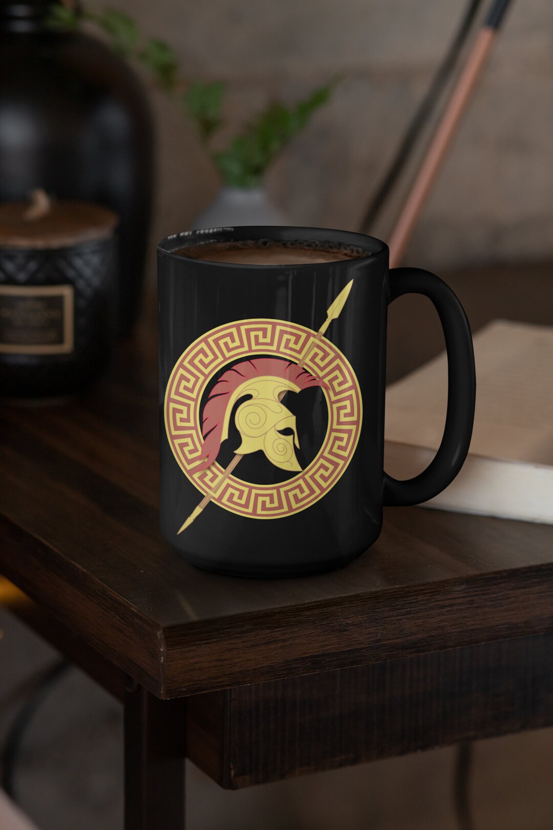 Spartan Warrior Mug, Greek Mythology Mug, Warrior Mug, Mythology Mug ...