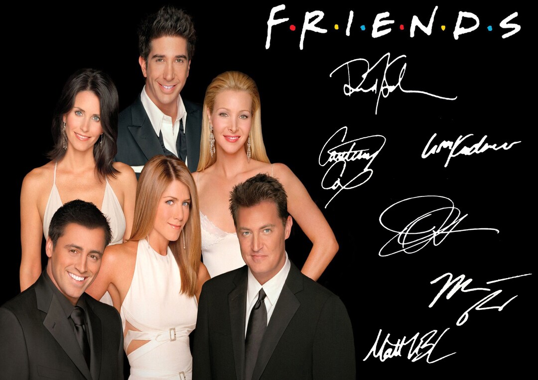 Friends TV Sitcom Signed Copy A4 Photo Print - Etsy