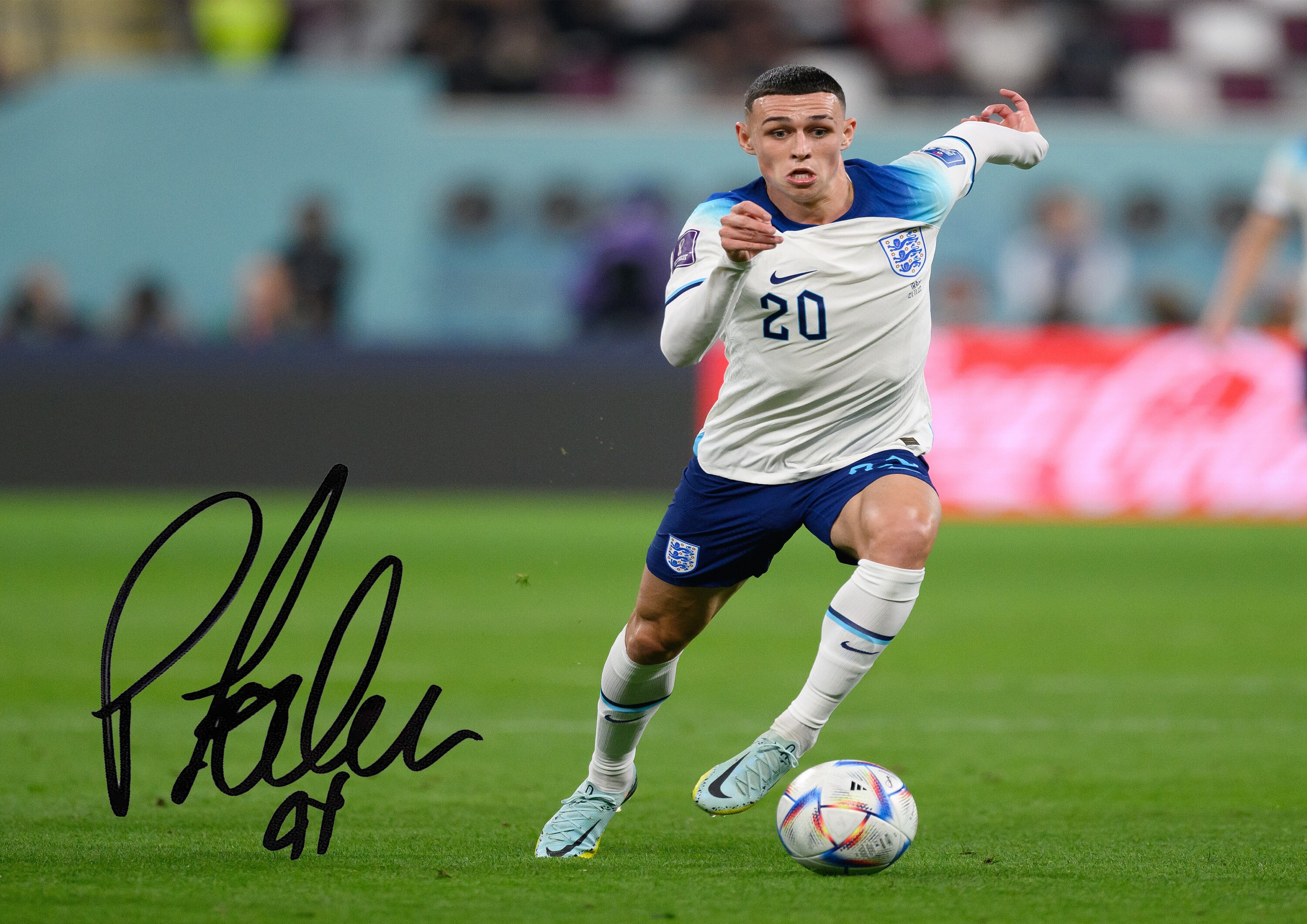 Phil Foden England Signed Copy A4 Photo Print - Etsy