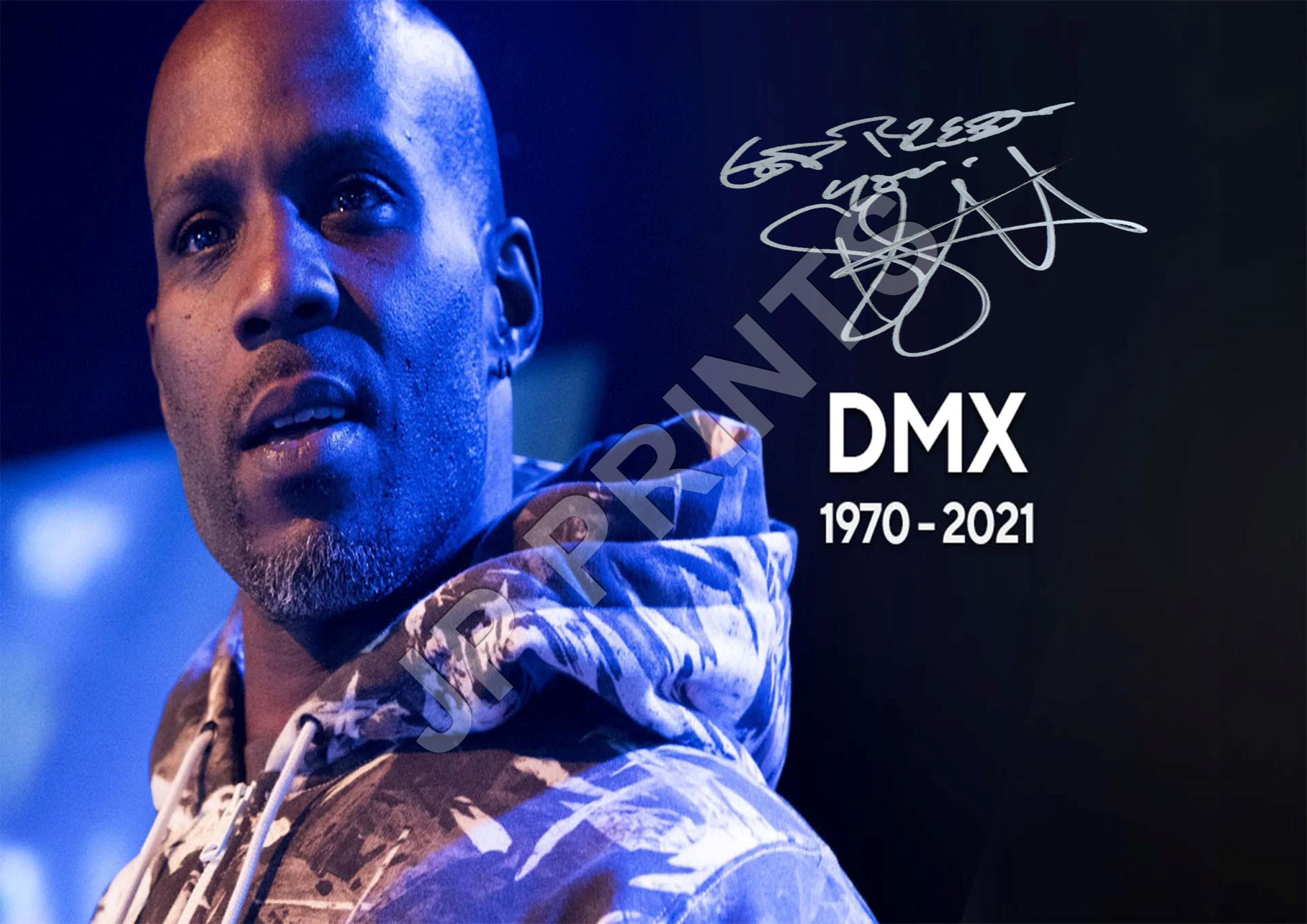 DMX Rapper Earl Simmons Signed Copy A4 Photo Print 2 - Etsy UK