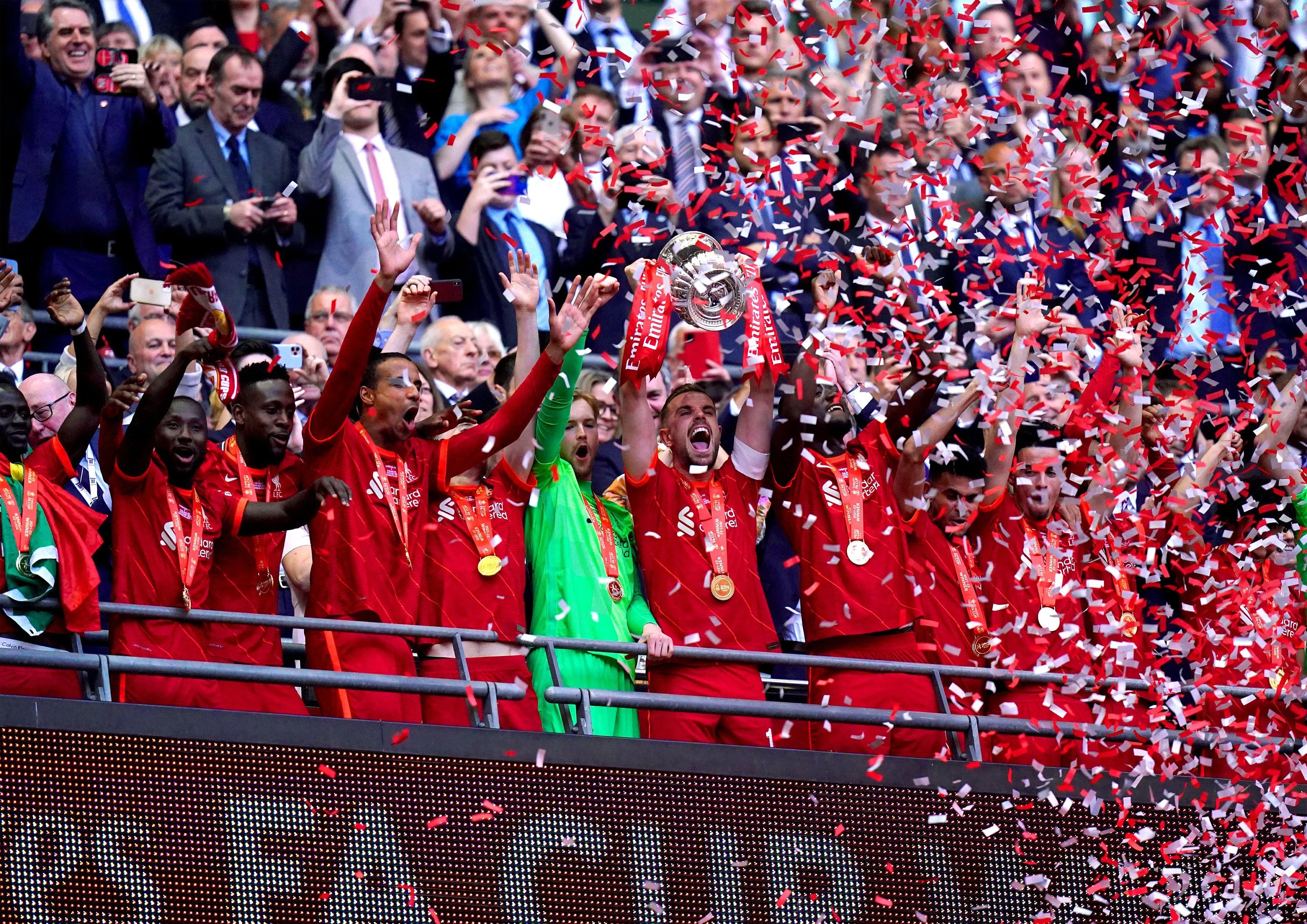 Liverpool FA Cup Winners 21/22 A4 Photo Print