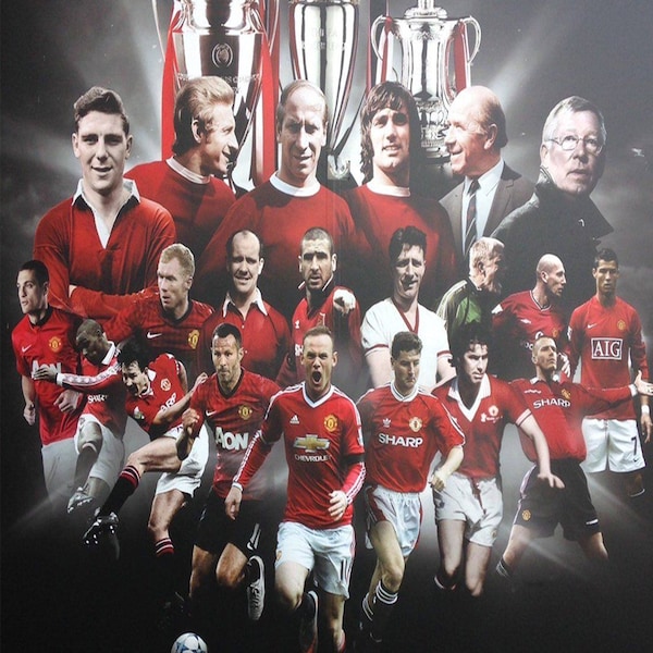 Manchester Red Print - Etsy UK