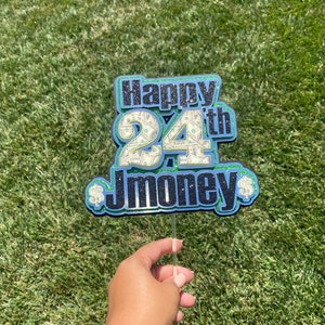 Money Theme Cake Topper Dollar Sign Cake Topper - Etsy Canada