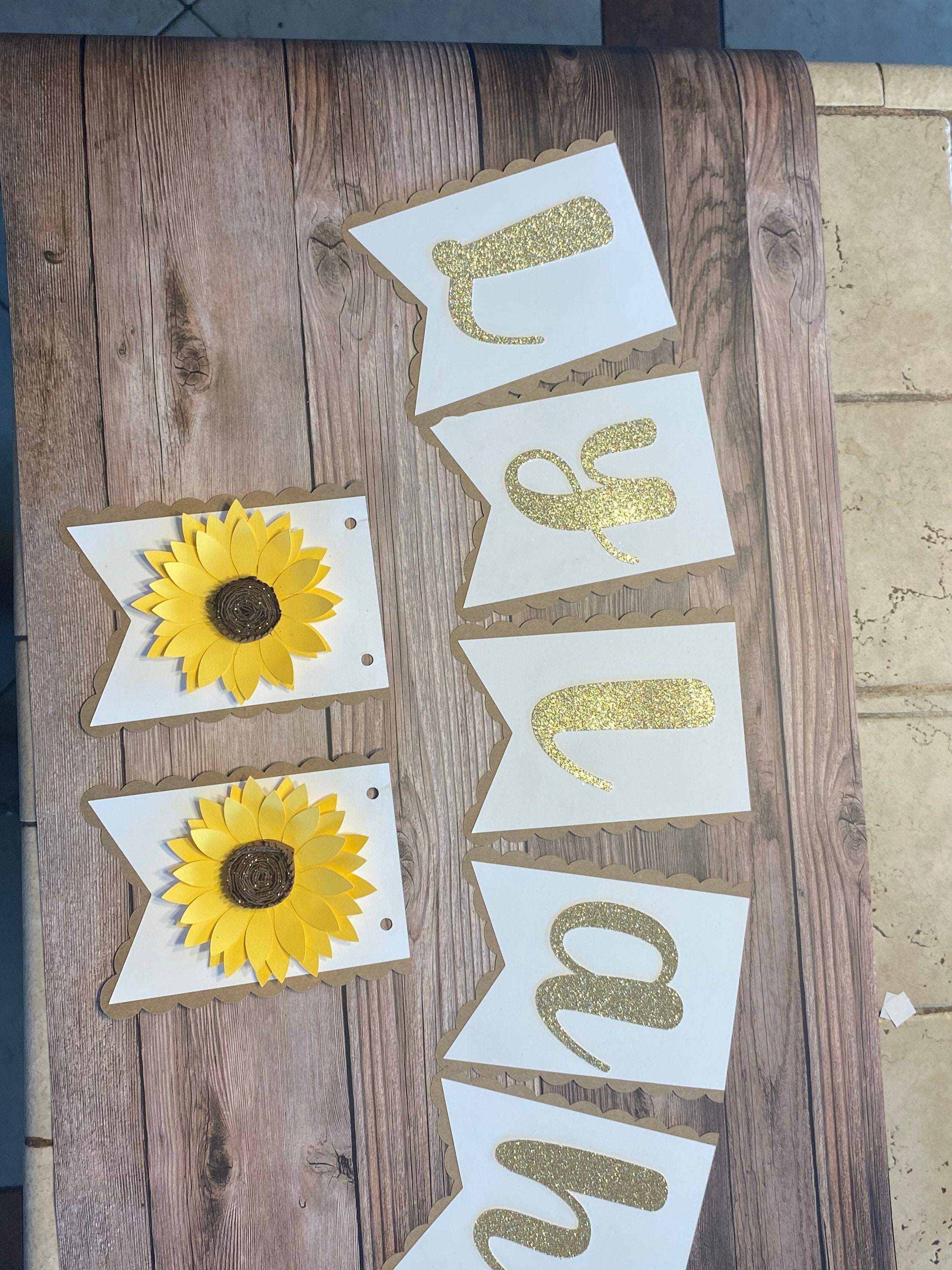 Sunflower Theme Cake Topper Sunflower Theme Cake Smash | Etsy